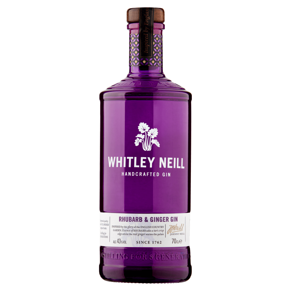 Whitley Neill Rhubarb And Ginger Gin 70cl Bargain Booze