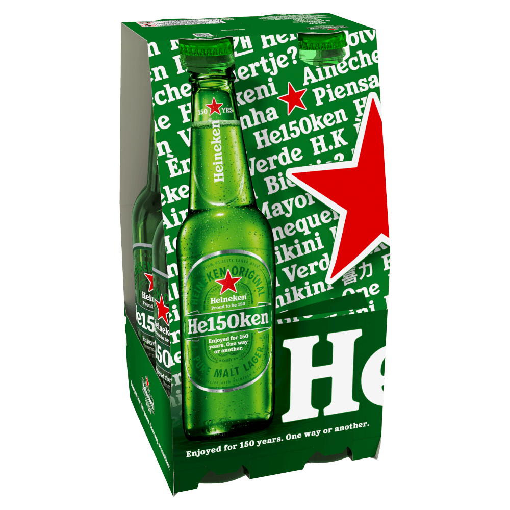 Heineken 4x330ml - Bargain Booze